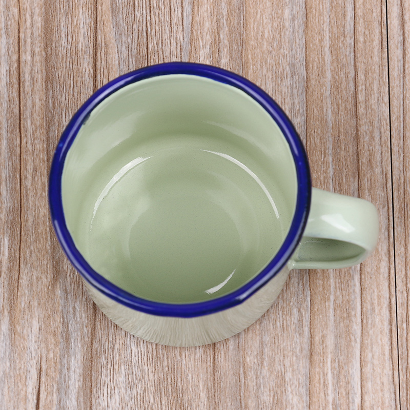 Pure yellow enamel mug | Mug Manufacturers